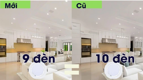 Đèn Led Downlight Đổi Màu At10 90/8w